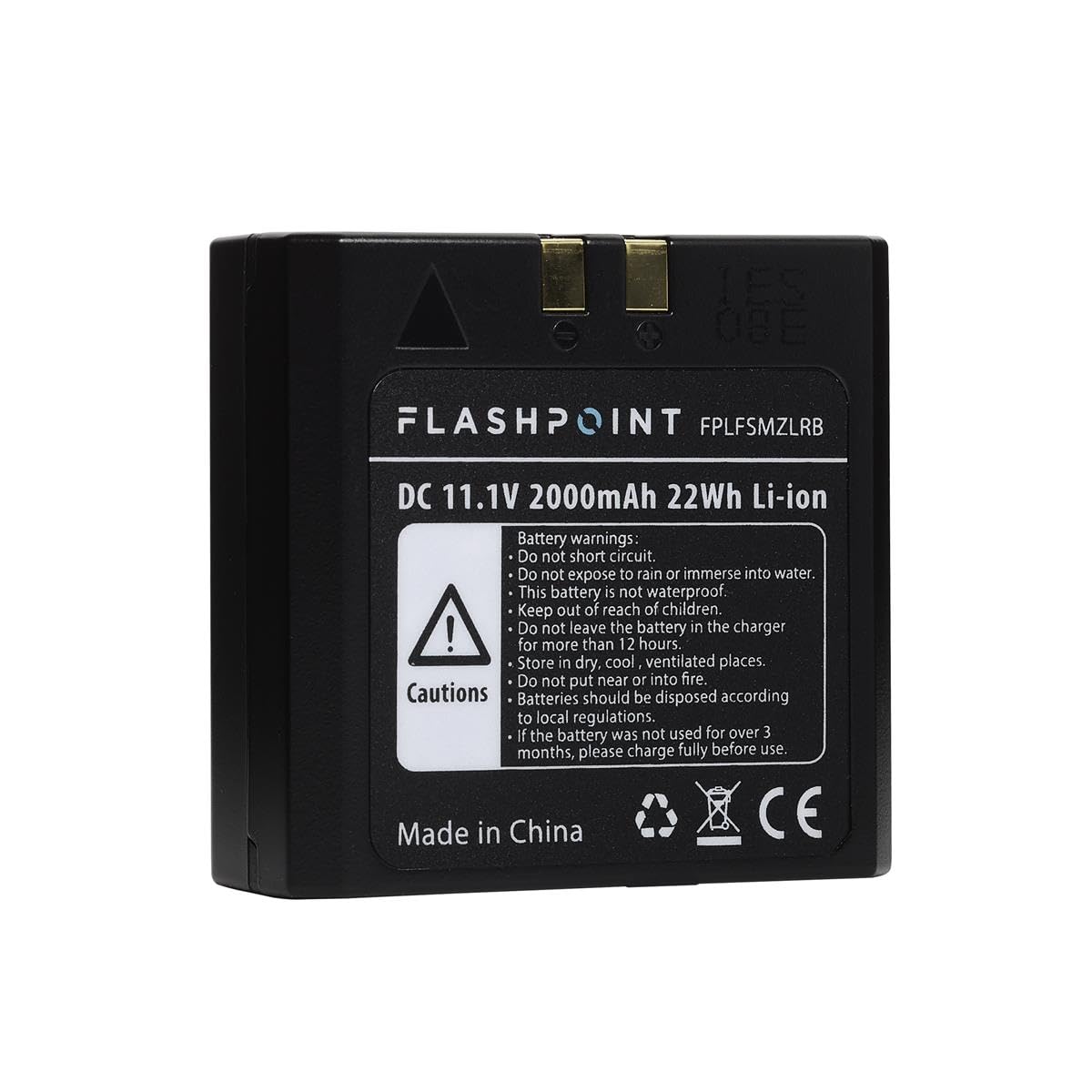 Flashpoint Battery for The Zoom Li-on Flash (VB-18)