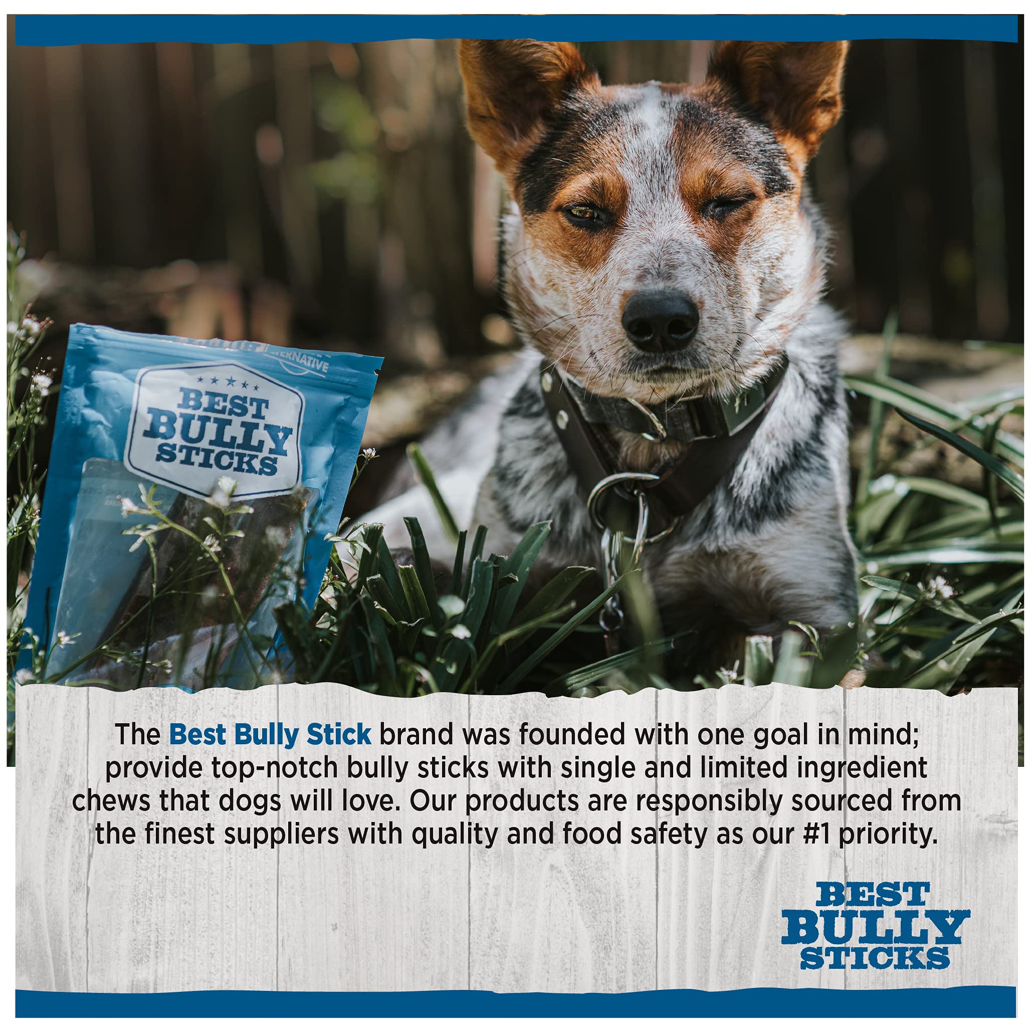 Best Bully Sticks Roll Ups - All-Natural, Easily digestible Dog Chew - Peanut Butter Flavor - Best Suited for Small Breeds (4 Inch, 5-Pack)