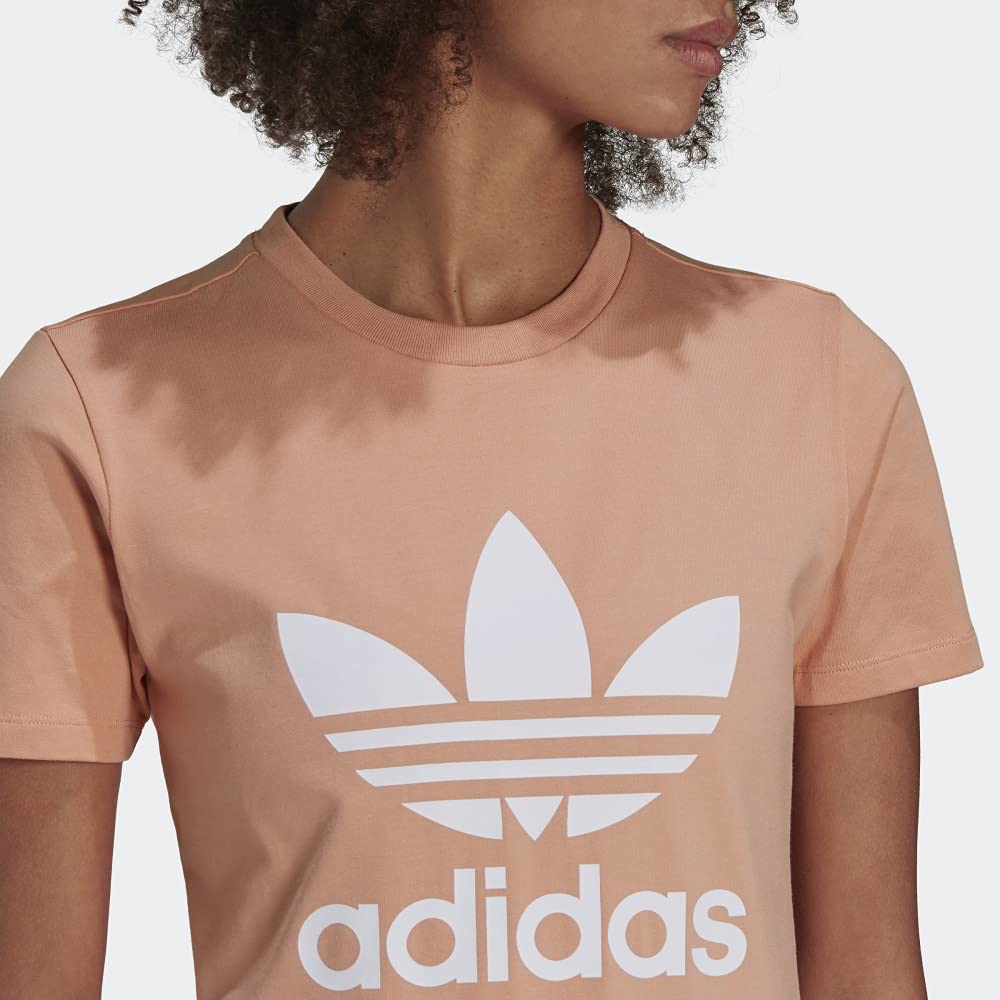 adidas Originals, womens, Trefoil Tee, Hazy Rose, X-Small