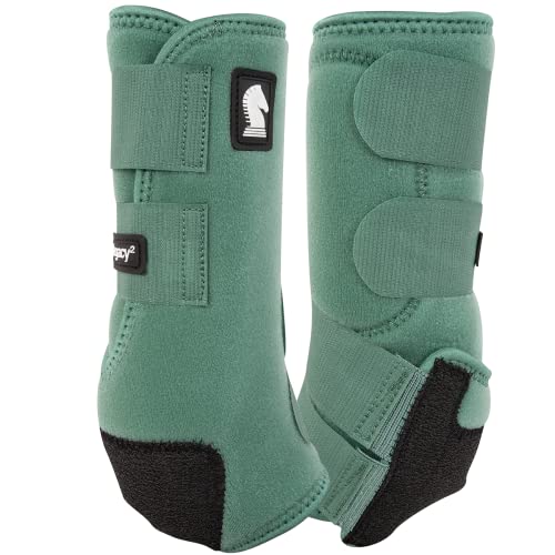 Classic Equine Legacy2 Hind Support Boots, Spruce, Medium
