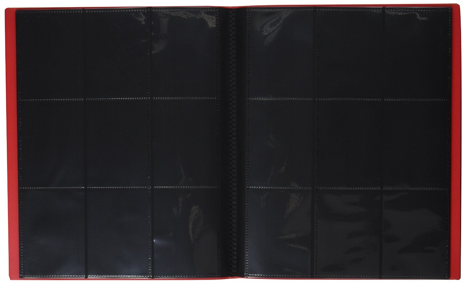 BCW Pro-Folio 9-Pocket Card Album - Red | Archival Safe, Side-Loading Trading Card Binder | Premium Collectible Storage Solution for Trading Cards, TCG, Sports Cards, and More - 360-Card Capacity