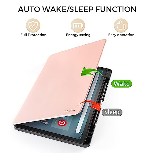 CoBak Case for All-New Amazon Fire Max 11 Tablet 2023 Release with Built-in Pencil Holder,Multi-Viewing Angles, All New PU Leather Smart Cover with Auto Sleep Wake Feature for Fire Max 11 Tablet