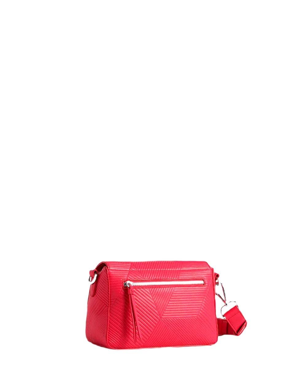 Desigual woMens Casual Hand Bag, Red, U US