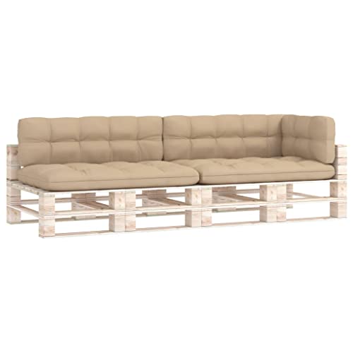 imasay Pallet Sofa Cushions 5 pcs Beige