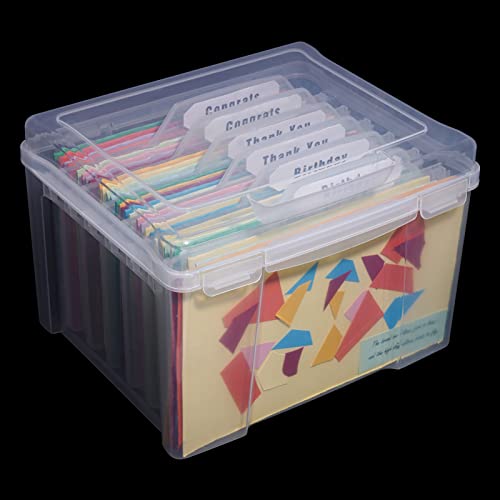 Greeting Card Organizer with Dividers