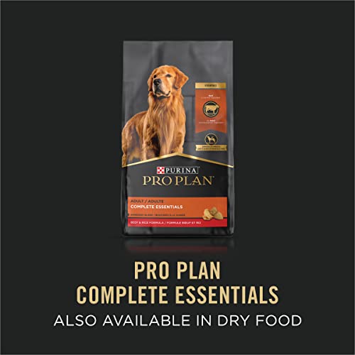 Purina Pro Plan High Protein Dog Food, Wet Dog Food Variety Pack, Classic Pate Entrees - (Pack of 12) 13 oz. Cans