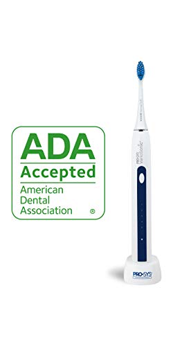 PRO-SYS® VarioSonic Plus+ Rechargeable Power Electric Toothbrush (White)
