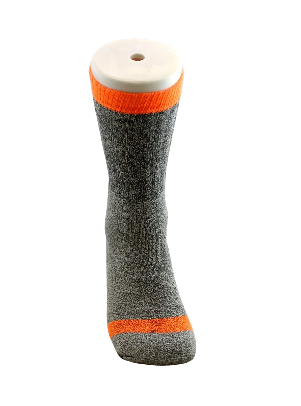 6 Pair Heavy Duty Work Socks HD Construction Shoe Sock Boot Sock (10-13 No Printing)
