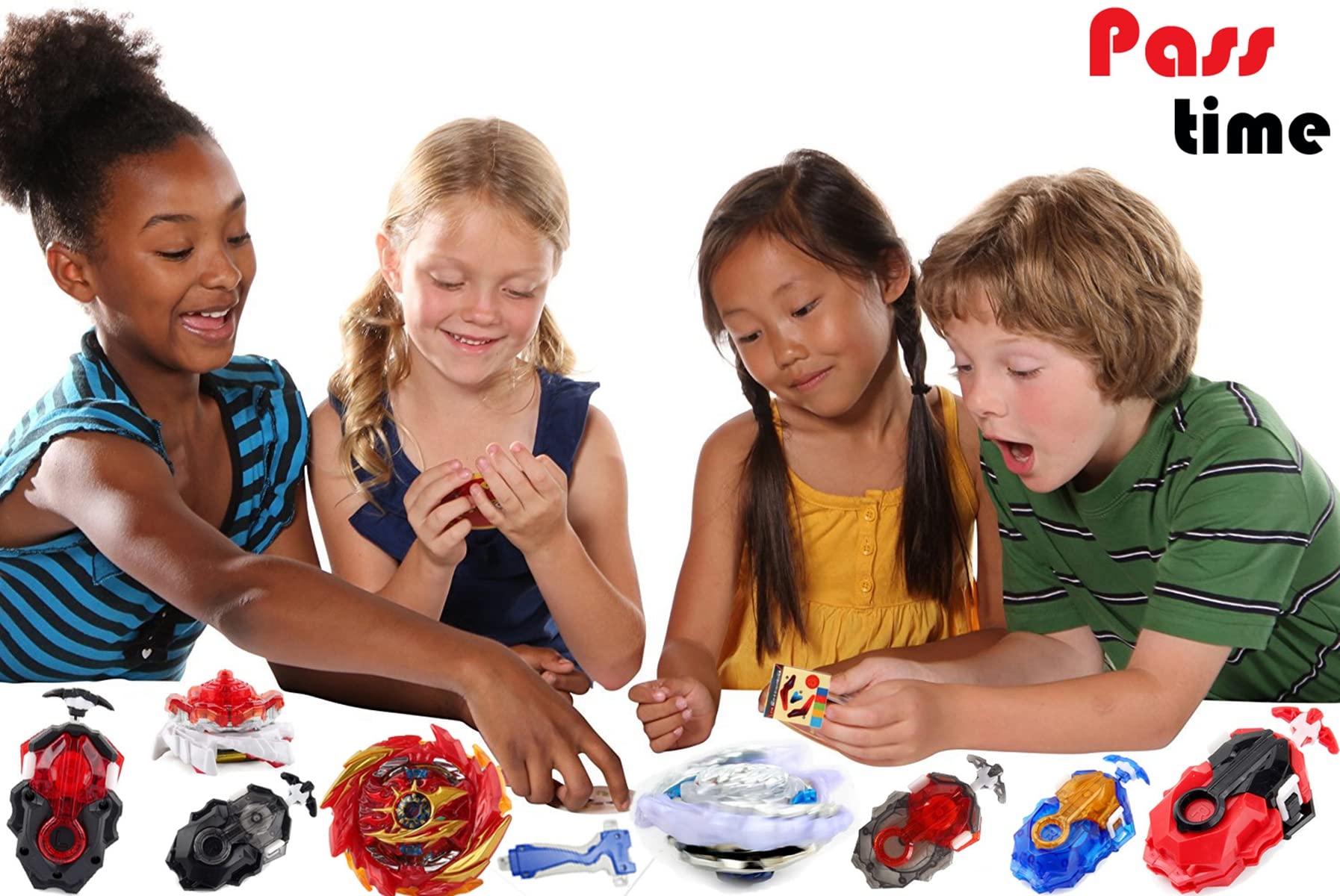 CombatGyro Bay Blades Toy Evolution Super King B-175 Lucifer The End Kou Drift Starter Set B-184 LR Launcher Grip Metal Fusion Bey Battling Tops Burst Gaming Toys Gift for Boys Age 4-7 8-12+