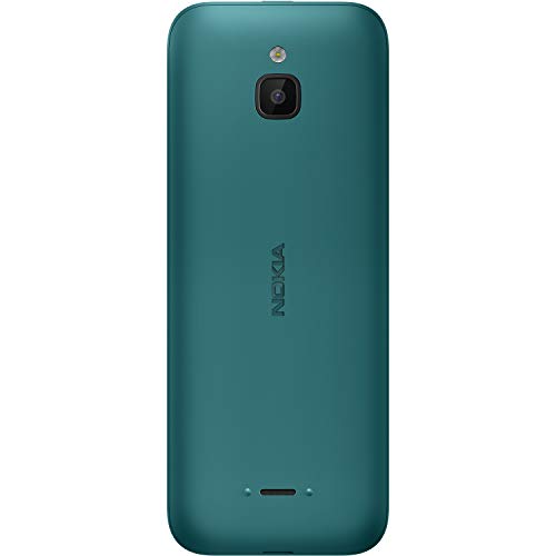 Nokia 6300 4G | Unlocked | Dual SIM | WiFi Hotspot | Social Apps | Google Maps and Assistant | Cyan Green