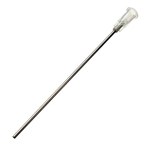 LTKJ 100pcs Blunt Dispensing Needles Syringe Needle Tip for Ink Glue Liquid 16GA 4inch/10cm Length
