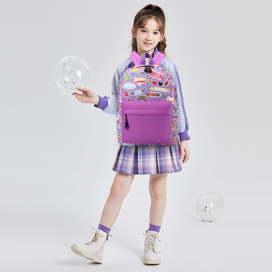 BEFUNIRISE Little Kids Toddler Backpacks for Boys and Girls Preschool Backpack With Chest Strap (Queen)