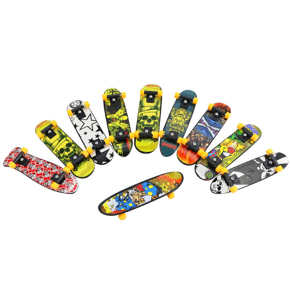 BeautyMood 24 pcs Professional Mini Finger Skateboard, Creative Fingertip Movement for Adults and Children (Random Mode).