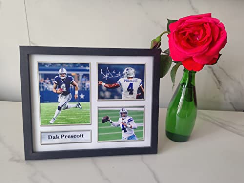 Dak Prescott Reprint Signed Photo Picture Poster Framed Display Decorations Fan Gifts Memorabilia Wall Art