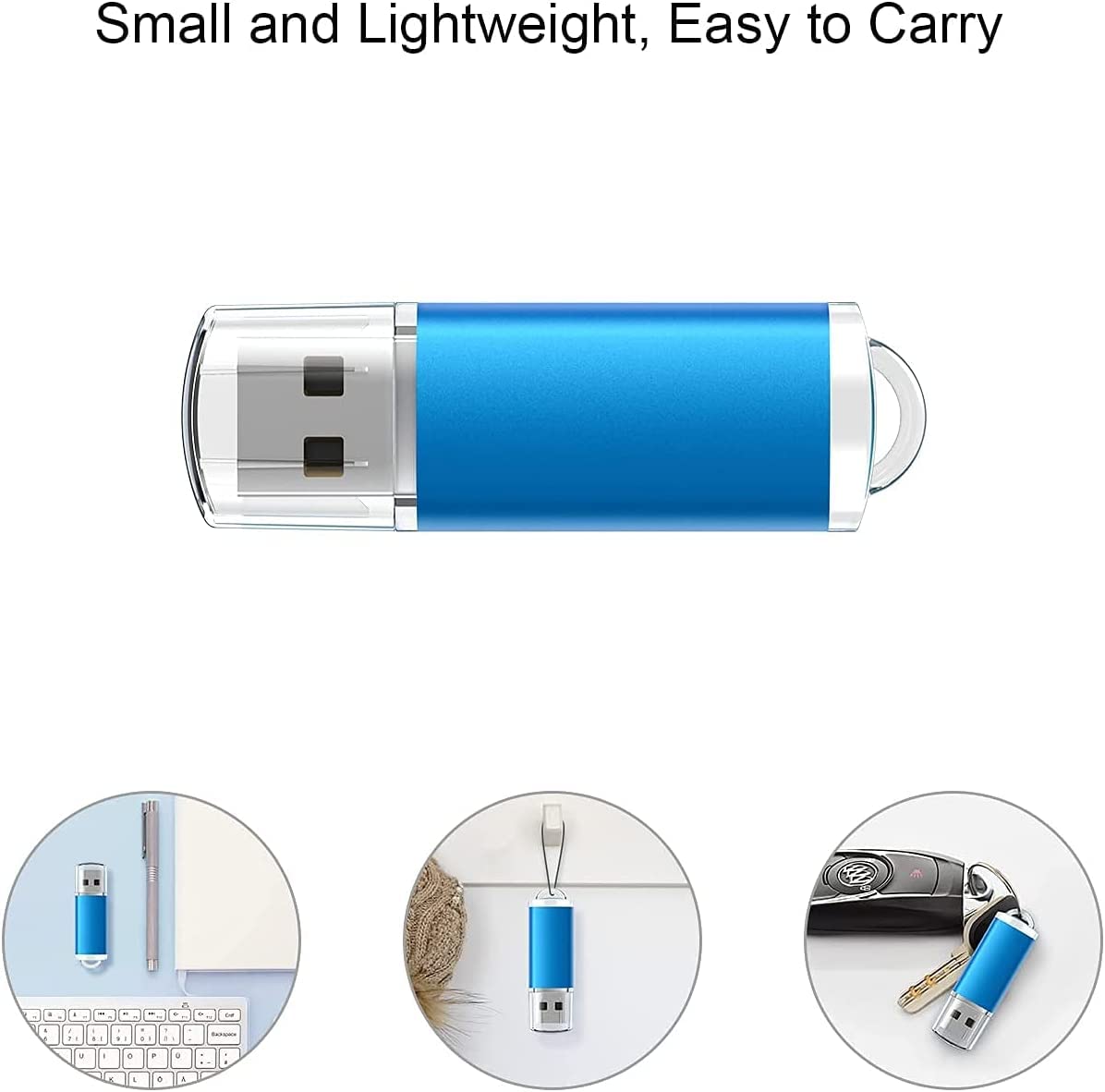 K&ZZ 16GB Flash Drive 10 Pack 16 GB USB Flash Drives Thumb Drive USB Stick 16G Memory Stick USB Drive USB 2.0 Pen Drive, Multicolored