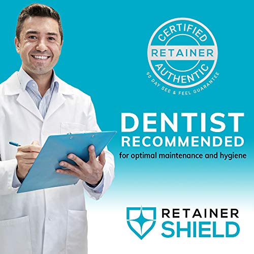 Retainer Shield Cleaning Tablets - Keeps Retainers Clean, Fresh, Bright, and Stain-Free - 3 Months Supply for Retainers, Dentures, Invisible Straighteners, Aligners, and Mouth Guards