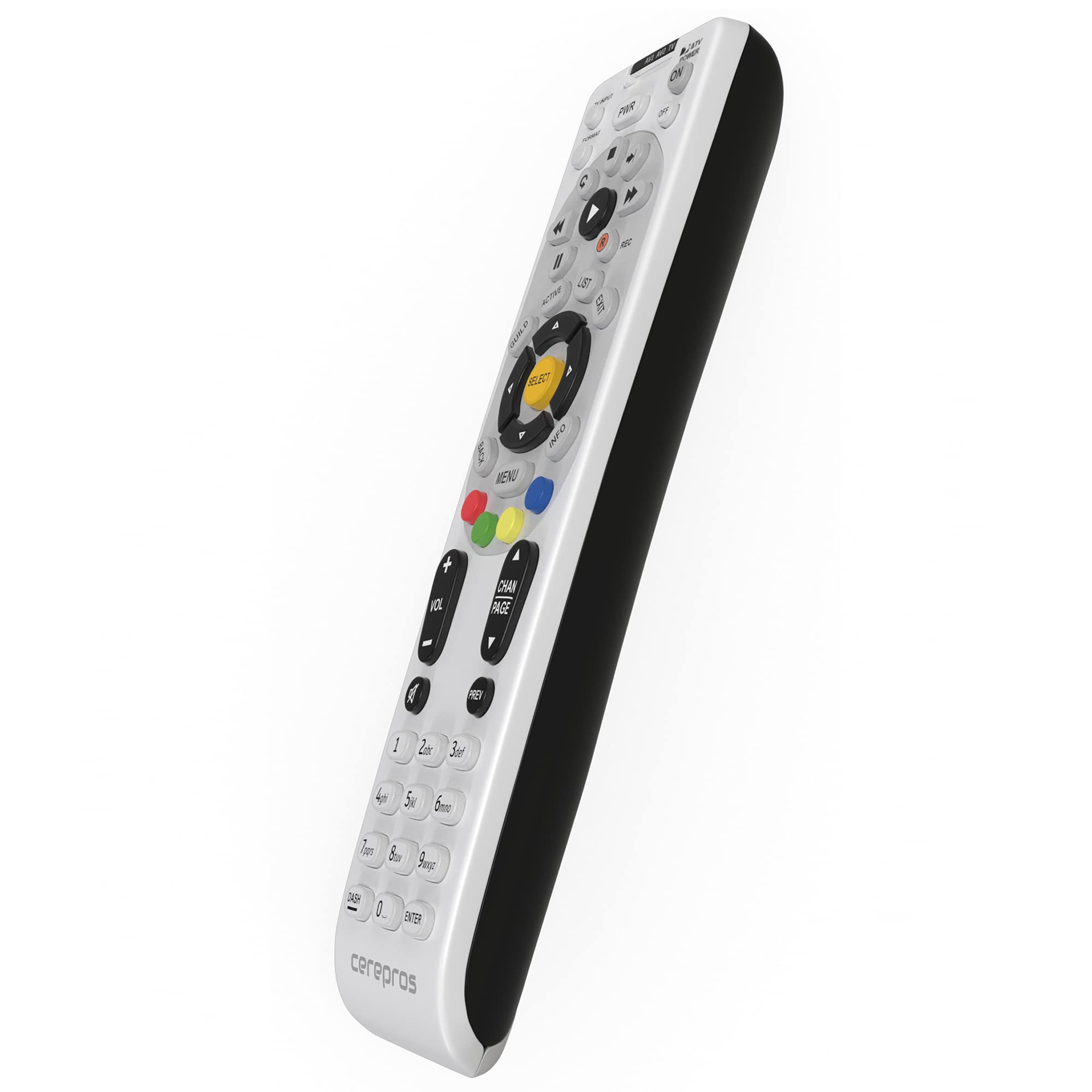 Cerepros RC64 Replacement Remote Control for DirecTV Satellite Cable TV DTV RC65 RC66RX D11 D12 H20 H23 Compatible Receiver