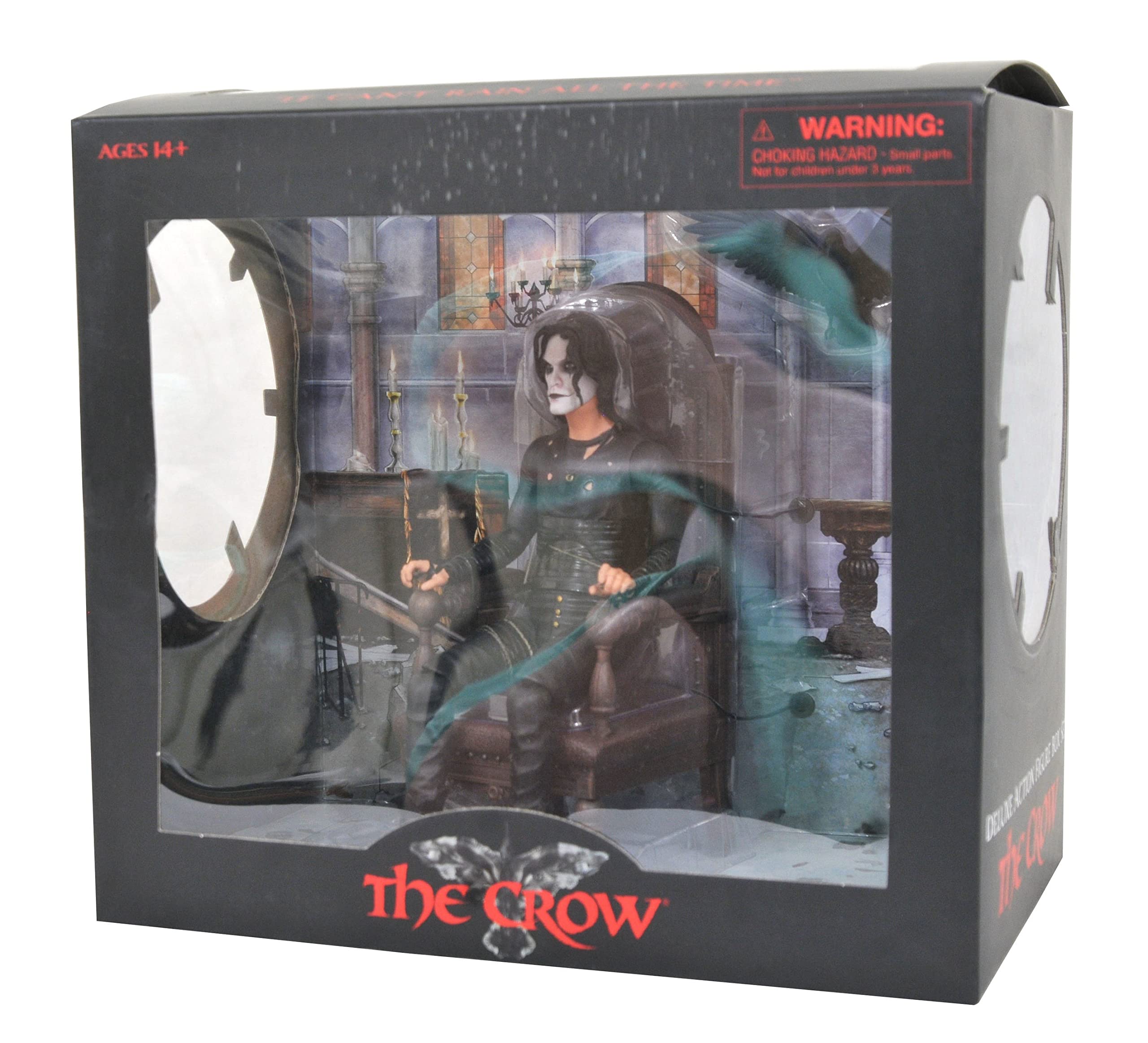 DIAMOND SELECT TOYS San Diego Comic-Con 2021 Exclusive The Crow Deluxe Action Figure, Multicolor