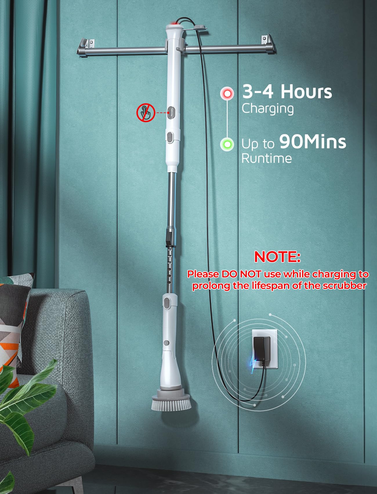 Sweepulire AC Adapter for Sweepulire SW1 Cleaning Brushes