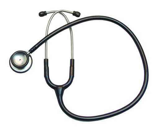 Graham-Field LAB-7100 Labtron Stainless Steel Stethoscope, Classic Medical Monitor Kit, Adult, Black