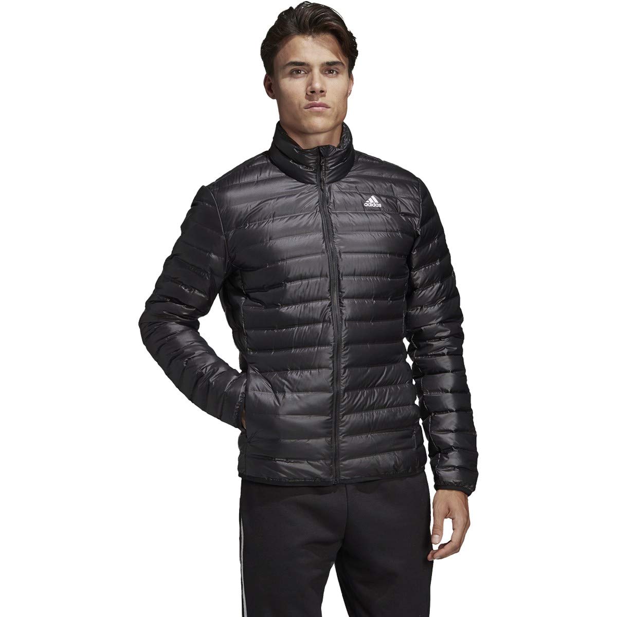 adidas Men's Varilite Down Jacket, Black, X-Large