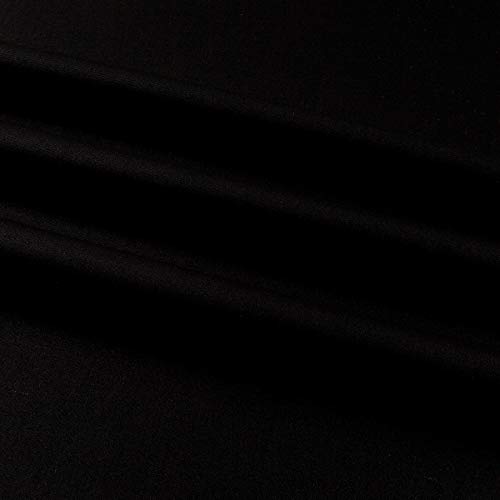 Cotton + Steel Supreme Solids Black, Fabric by the Yard