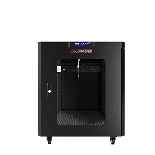 Soundproof Server Rack Quiet - Acoustic Sound Proof Server Cabinet - Up to 36% Noise Reduction - Locking Server Enclosure - Silent Networking Cabinet - Noise Sound Dampening Box (15U)