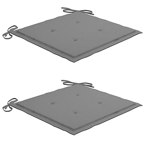imasay Garden Chair Cushions 2 pcs Gray 19.7"x19.7"x1.2"