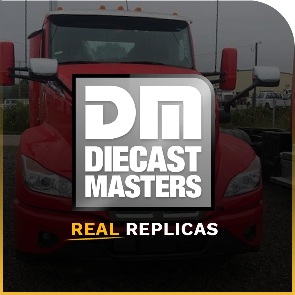 Diecast Masters Kenworth T880 SBFA Tractor Truck - Red | DayCab Pusher-Axle Tandem Tractor with Heil FD9300/DT-C4 Petroleum Trailer | 1:50 Scale Model Semi Trucks | Diecast Model 710102