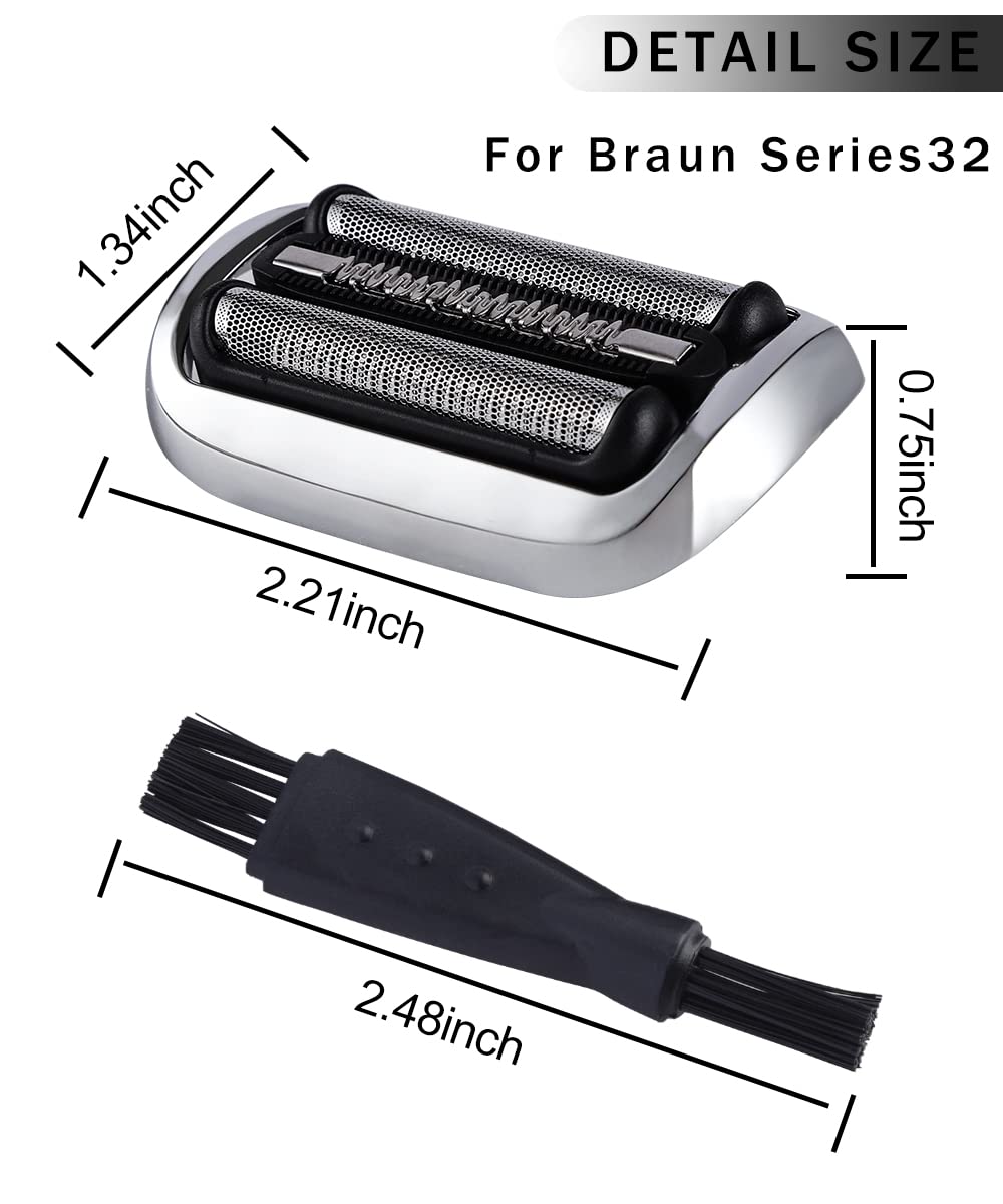 aococe 73S Foil & Cutter Shaver Replacement Part for Braun Series 7 Replacement Head, Electric Shaver Replacement Head Compatible with Braun Series 7 New Generation Shavers 7020s, 7025s, 7071cc