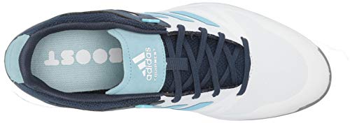 Adidas Women's Golf Shoe, White/Hazy Sky/Crew Navy, 6