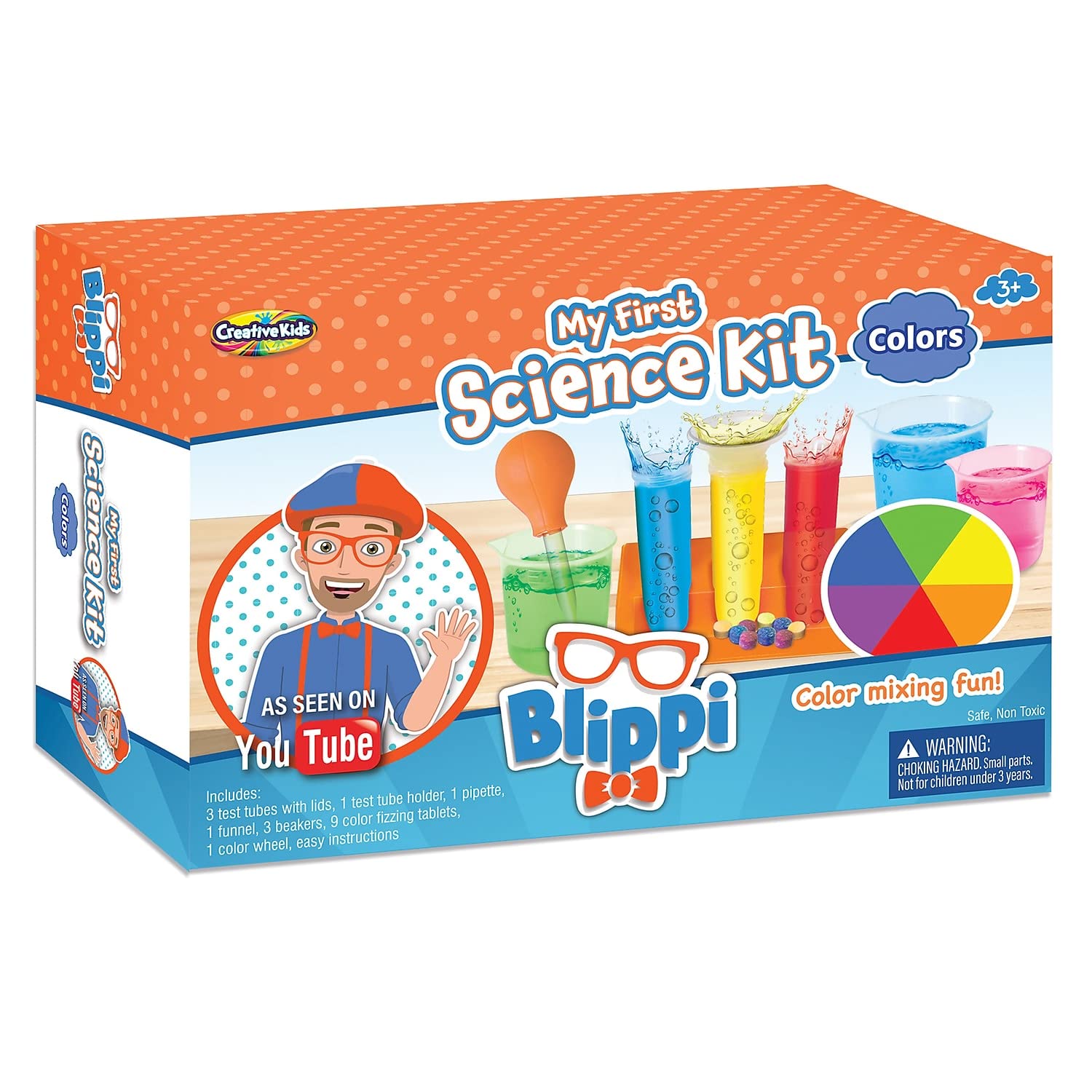 Blippi My First Science: Science Kit with Color Experiments