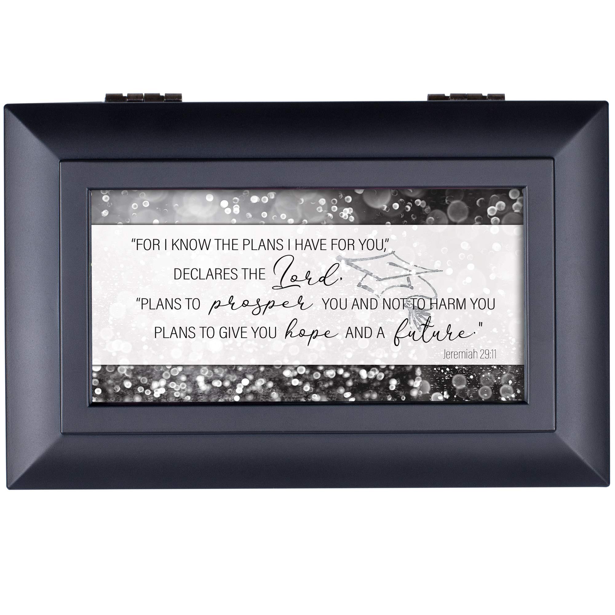 Cottage Garden Plans I Have Matte Black Bevel Petite Music Box Plays Tune Pomp and Circumstance