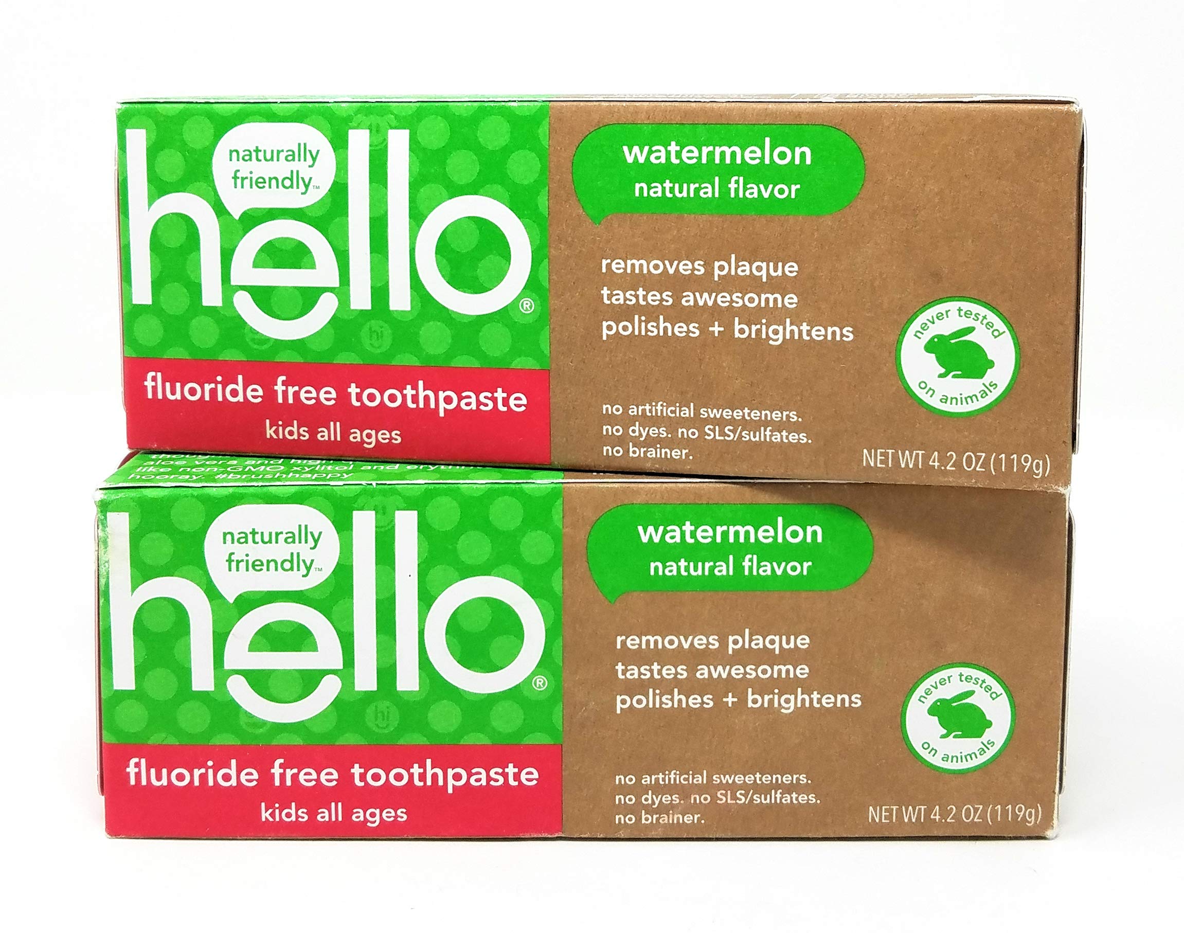 Hello Products LLC - Tpst Natural Wtrmln Flrd Free - Case of 6-4.2 OZ
