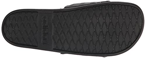 adidas Women's Adilette Comfort Slides Sandal, Core Black/Core Black/Almost Pink, 7