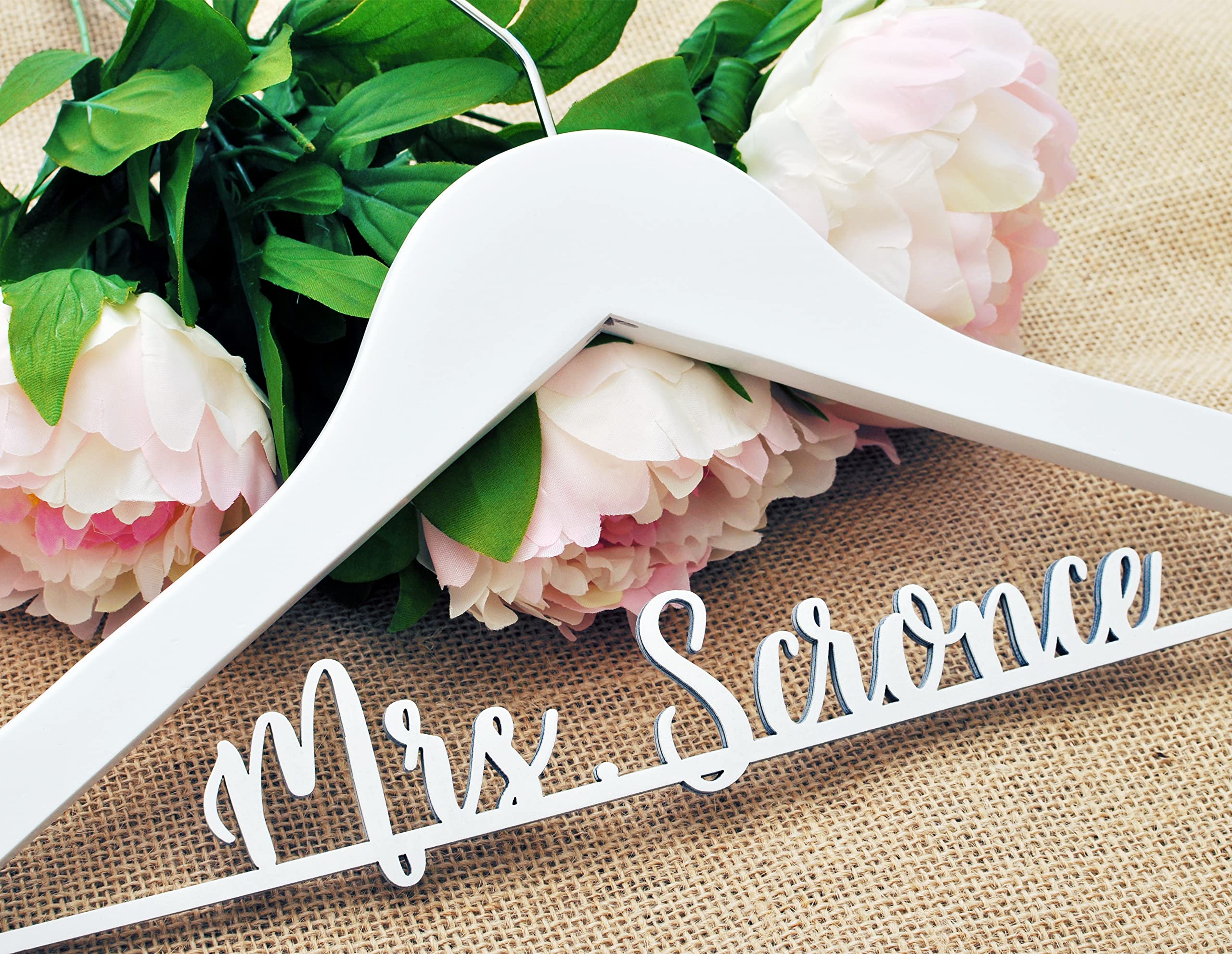 Bride Hanger, Wedding Hanger, Wedding Gift, Personalized Bride Hanger, Honor Maid, Bridesmaid, Doctor, Graduation Dress Hanger