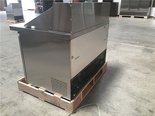 Commercial Refrigerated Sandwich Prep Table 1-door 27" NSF 5.7CF (Stainless Steel, 27.5"L, x 29.5"W, x 42.5"H) SCL-M1