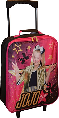 Nickelodeon Jojo Siwa Girl's 15" Collapsible Wheeled Pilot Case - Rolling Luggage