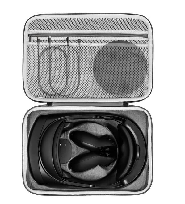 AFYMY Storage Case Carrying Case Hardshell Suitcase for Meta Quest Pro VR Headset
