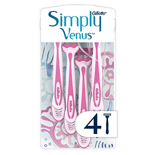 Venus - Simply3 Disposable Razors for Women - 4 Pieces