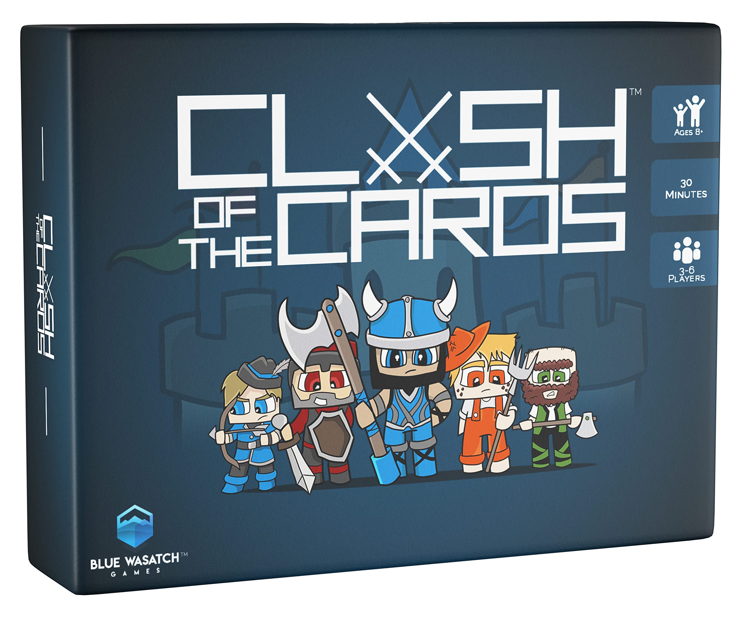 Blue Wasatch Games Clash of The Cards Card Game - Match, Collect, and Battle for Armies, Use Action Cards to Protect and Attack. Fun for Adults, Teens, and Kids.