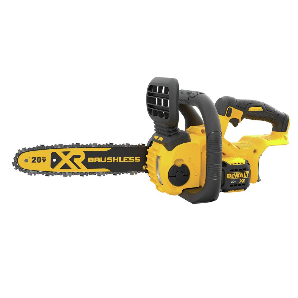 Dewalt DCCS620BDCB240C-BNDL 20V MAX XR Brushless Lithium-Ion 12 in. Compact Chainsaw and 20V MAX 4 Ah Lithium-Ion Battery and Charger Starter Kit Bundle