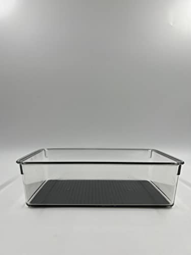Set of 6 Acrylic 9"x 6" Non-slip Pantry and Drawer Organizing Bins by Brightroom