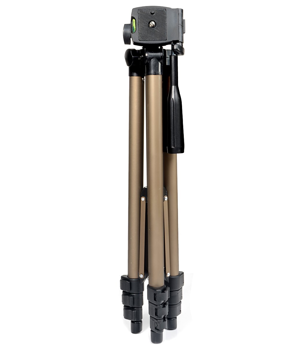 50 Inch Lightweight Aluminum Tripod with bag for Canon/ Nikon/Sony Camera and DLSR Camera, Mobile Projector, Action and Live Even Camera