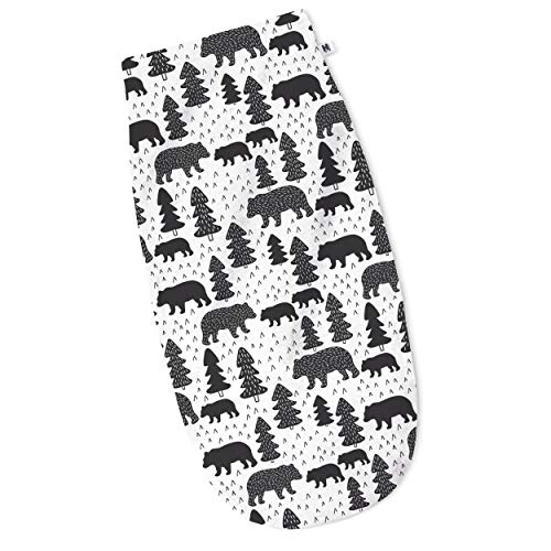 Henry Hunter Baby Swaddle Sack | The Simple Swaddle | Soft Stretchy Cotton Swaddle Blanket for Newborns | Baby Swaddles 0-3 Months, Pack of 3 (Bear | Arrow | Light Heather)