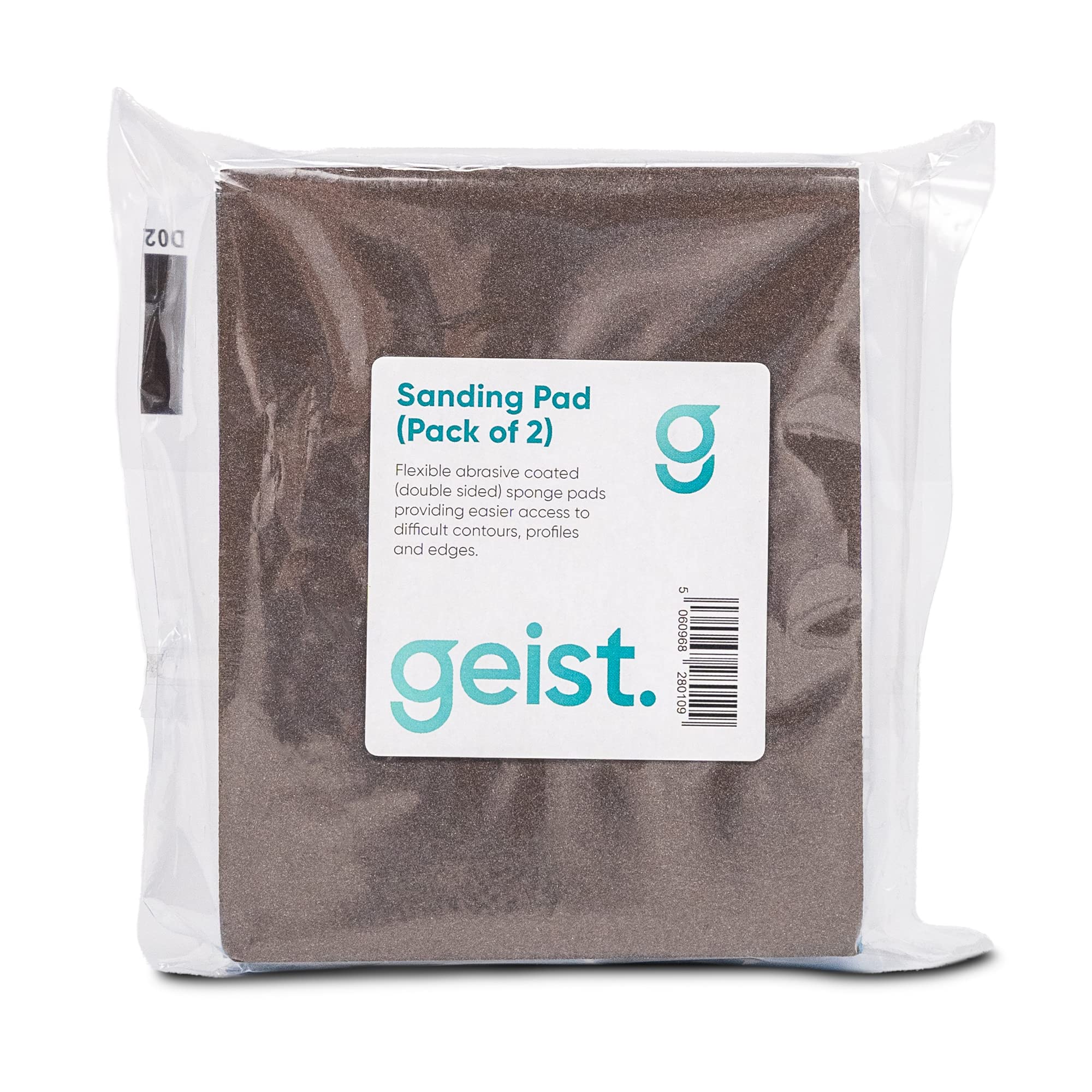 Geist. Double Sided Sanding & Finishing Pads | for use on Leather, Alcantara, Vinyl, Wood, Paints, fillers and Plastic Materials |
to Smooth and Prepare Surfaces | Pack of 2