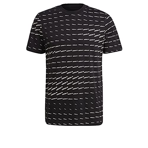 adidas Originals Men's Graphics Monogram Pack T-Shirt, Black/White, Large