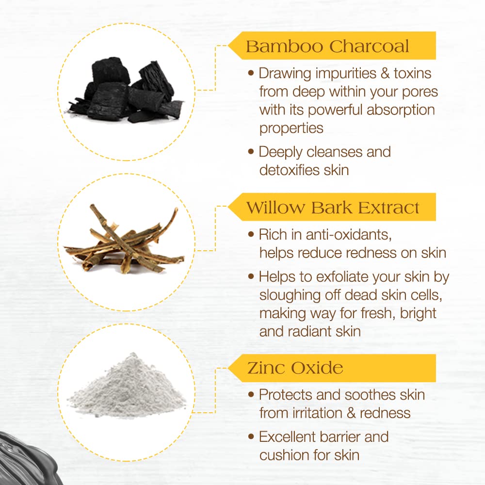 GiGi Charcoal Detox Facial Wax, Unclogs Pores, Stripless, for Delicate Skin, Brows, Upper Lip, 13 oz, 1-pack