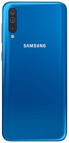 SAMSUNG Galaxy A50 A505G 64GB Duos GSM Unlocked Phone w/Triple 25MP Camera - (International Version, No Warranty) - Blue