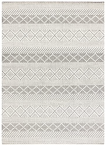 SAFAVIEH Natura Collection 6' x 9' Ivory NAT854A Handmade Moroccan Boho Tribal Wool Area Rug
